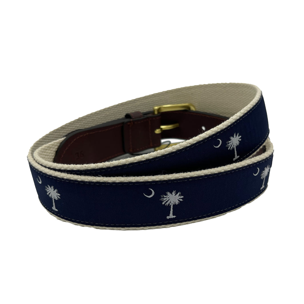 Carolina Crescent and Palmetto Insignia Belts – Charleston Belt
